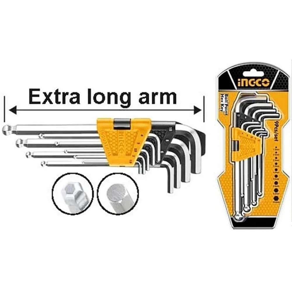 Ingco HHK12092 - Ball Point Hex Key - Vikas Tool Mart